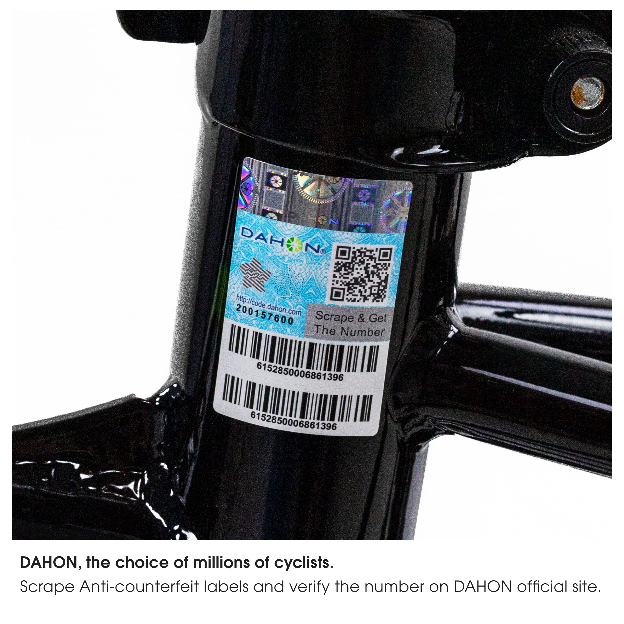 Dahon Dream D6 Folding Bike, Lightweight Aluminum Frame; 6-Speed Gears; 20β Foldable Bicycle for Adults,Black