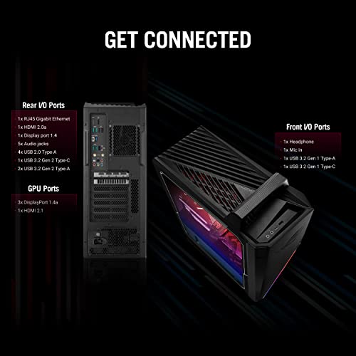 ROG Strix G15 Gaming Desktop PC, Intel Core i7-12700F, GeForce RTX 3060 12GB, 16GB DDR4 RAM, 1TB PCIe 4.0 SSD, Windows 11 Home, G15CF-AB766