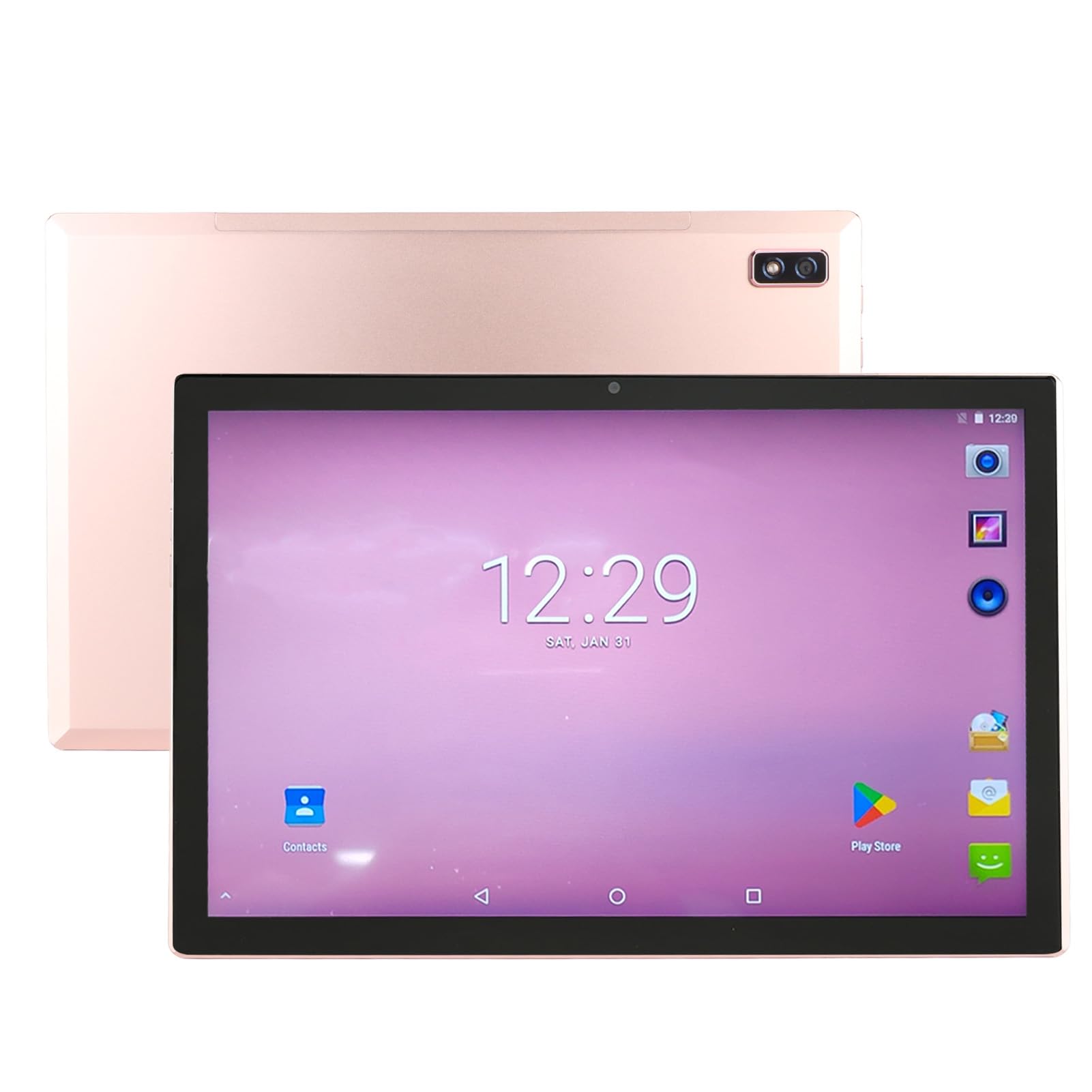 DAUZ 10.1 Inch FHD Tablet, 8GB RAM 256GB ROM 5G WiFi Tablet 12 4G Network for Business (US Plug)