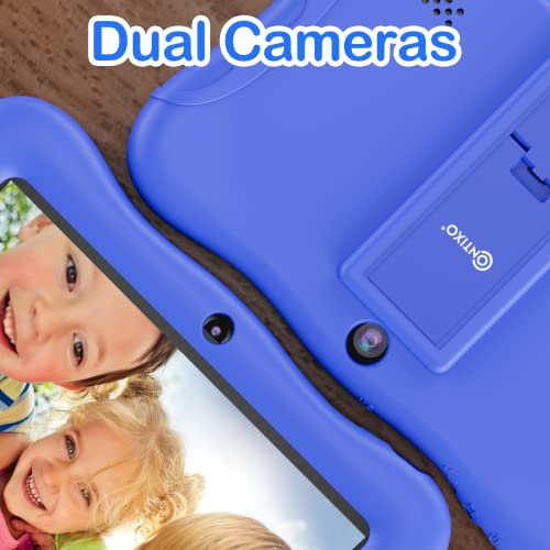 Contixo 7 inch Kids Tablet Learning Bundle - 2GB RAM 32GB Storage, Bluetooth, Android 10, Dual Cameras, Parental Control, Kids Bluetooth Headphone & Tablet Bag