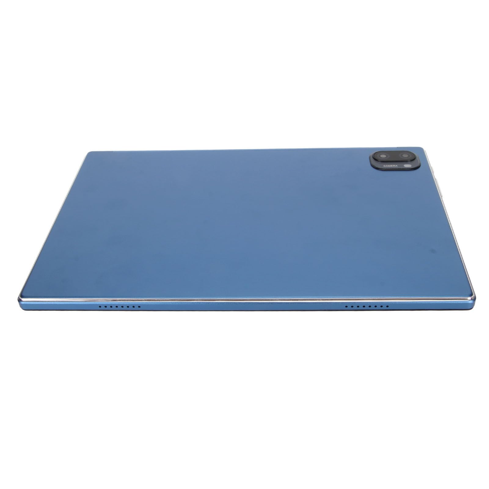 DAUZ 2 in 1 Tablet, Blue 8GB 256GB Memory Aluminium Alloy Business Tablet for Family (US Plug)