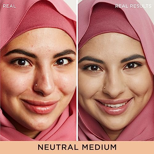 IT Cosmetics Your Skin But Better CC+ Cream Illumination, Neutral Medium (N) - Color Correcting Cream, Full-Coverage Foundation, Hydrating Serum & SPF 50+ Sunscreen - Radiant Finish - 1.08 fl oz