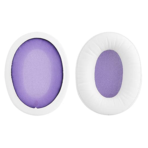 Geekria QuickFit Replacement Ear Pads for HyperX Cloud Alpha, Alpha S, Alpha Limited Edition Gaming Headphones Ear Cushions, Headset Earpads, Ear Cups Cover Repair Parts (White)