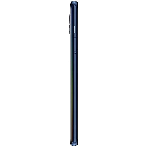 Moto One 5G (128GB, 4GB) 6.7" FHD+, Snapdragon 765, 48MP Quad Camera, 5G / 4G LTE AT&T Locked - XT2075-2 (Oxford Blue) (Renewed)
