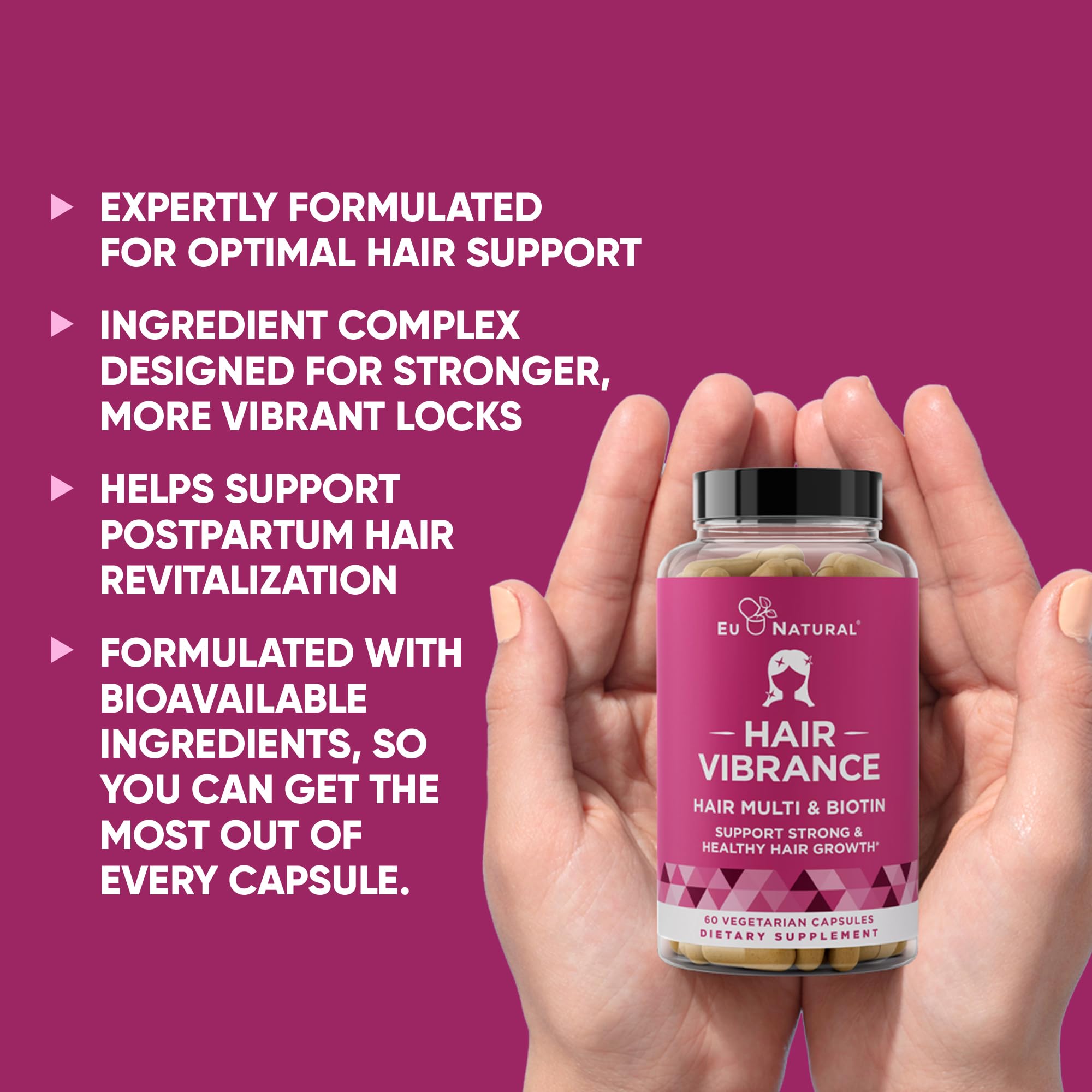 Eu Natural Vibrance Bundle with Radiance - Beauty Bundle for Healthier Hair Growth, Stronger Nails, Glowing Skin