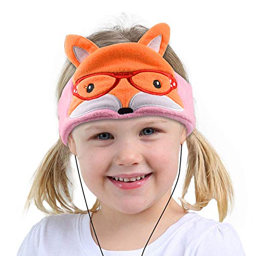 Contixo V8 Tablet for Kids and H1-Fox Kid's Fleece Headphones (Fox) Bundle, Come with Sleeve Bag,Learning Tablet, Parental Control Family Link