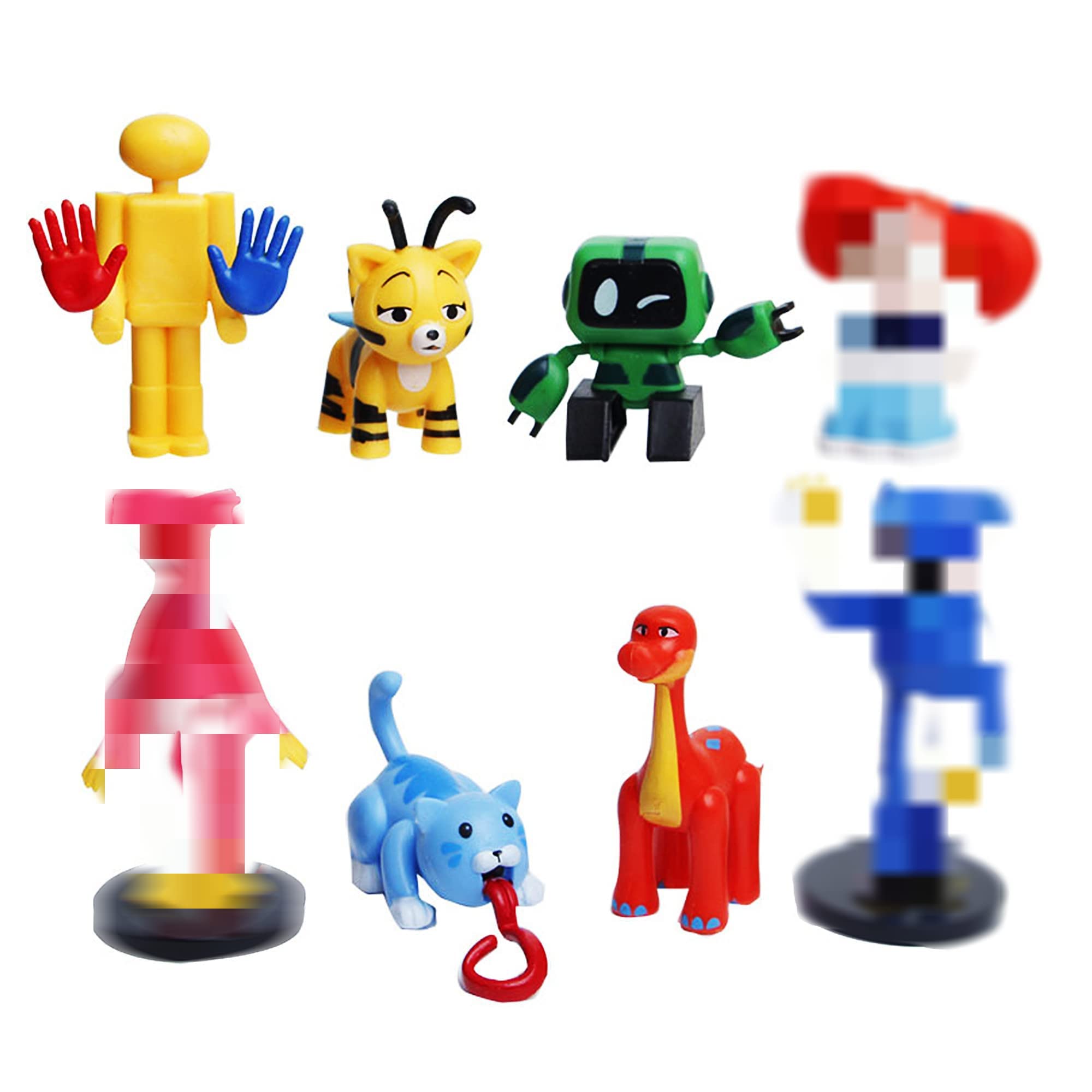 XEJJ Toys Action Figures,8PcsToys Plastic Set Cake Topper Figurines for Gifts Party Supplies