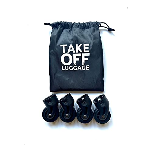 Take OFF Luggage 18 inch Hardshell Carry On Suitcase that Converts into Underseater Luggage with Removable Spinner Wheels for Airline Personal Item Use Requirements, 18 x 14 x 8 Inches - Hot Pink