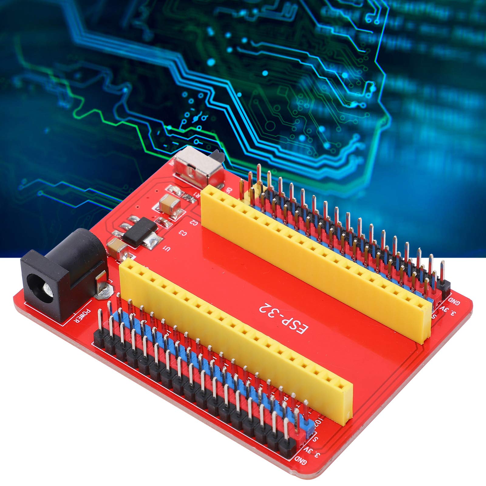 Expansion Boards, Development Board High Reliability Standard Headers On Both Sides with A Dial Switch for Operation for Engineers for Students for Technicians