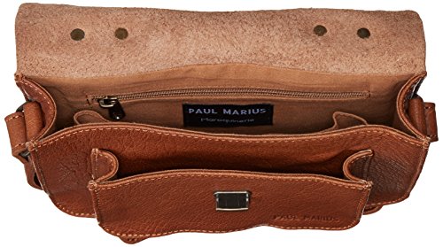 Paul Marius MAD-25 Shoulder Bag, Insertion Lock, Flap Shoulder Bag, Miss George, Brown