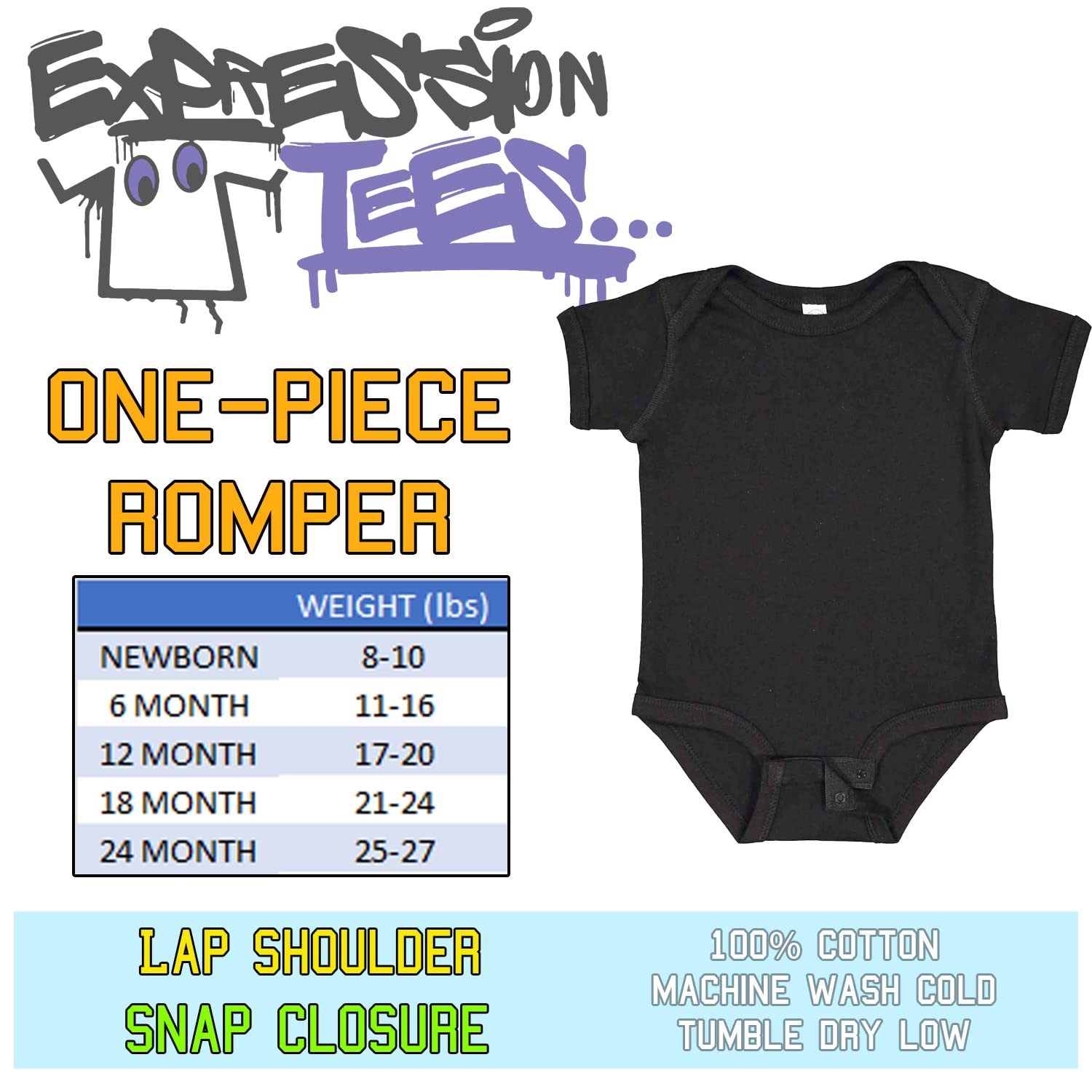 Expression Tees One-Piece Straight Outta Cowboys Nation Newborn Navy Blue Romper
