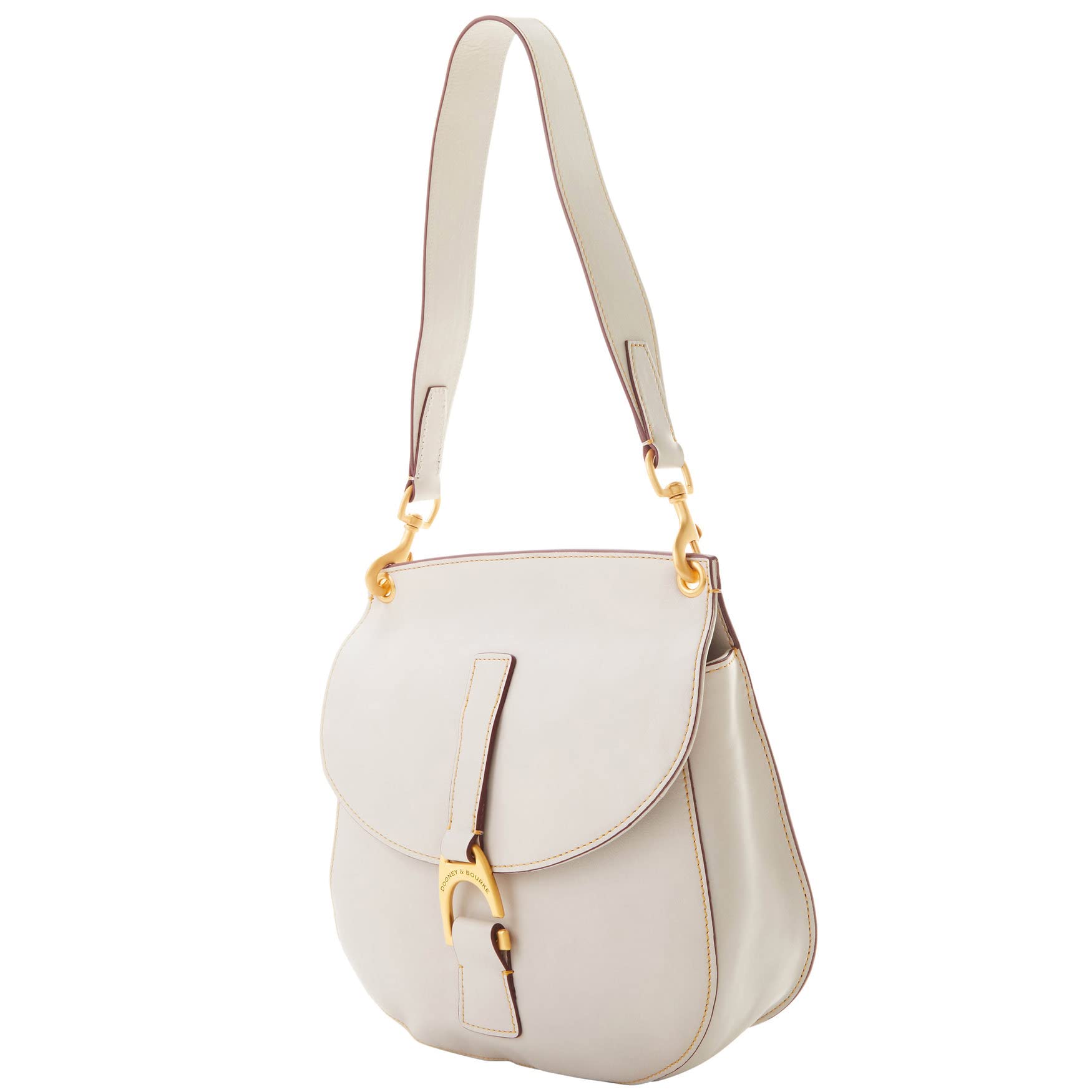 Dooney & Bourke Handbag, Florentine North South Reese Shoulder Bag - Ecru