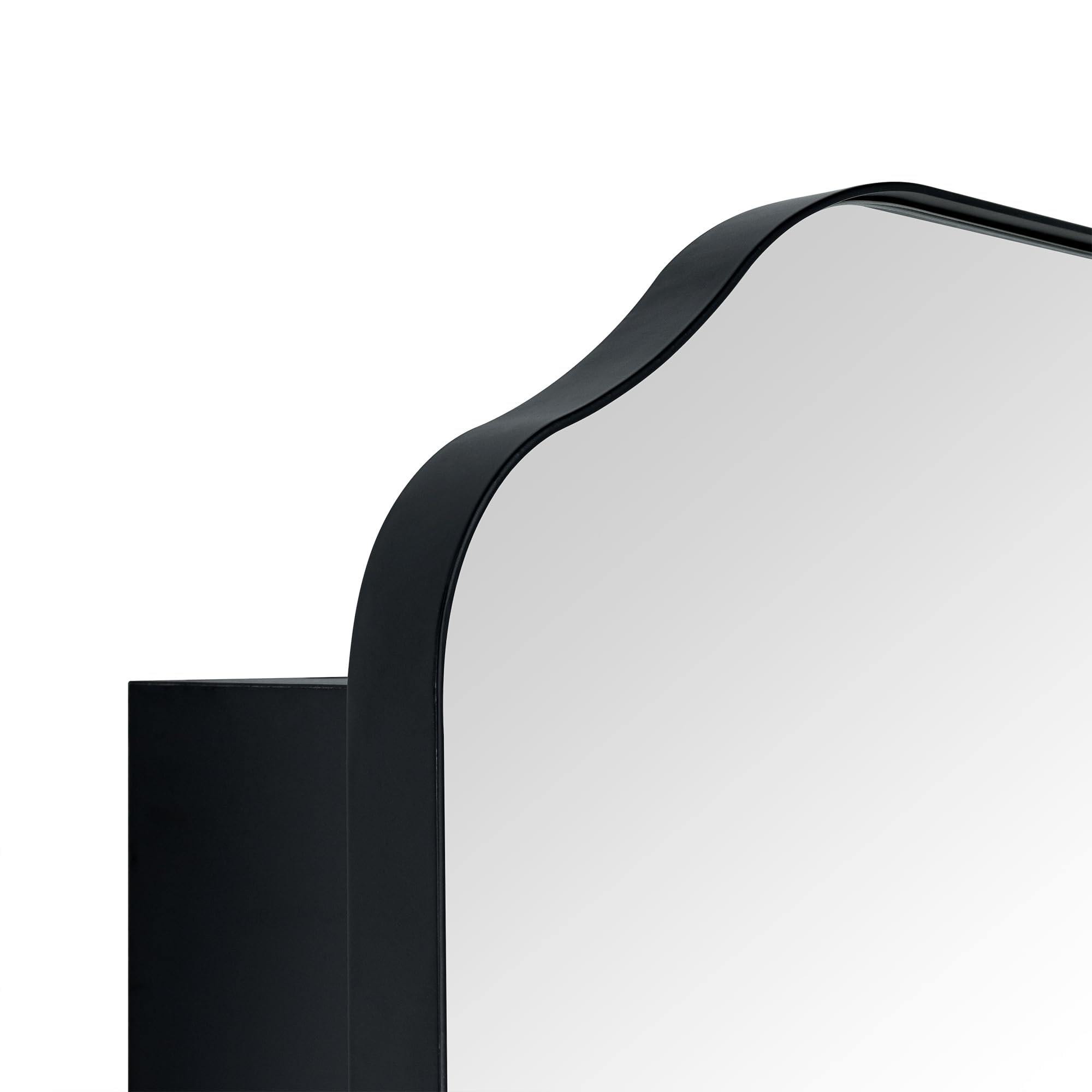 GRACTO Arched Metal Surface Mount Medicine Cabinet with Mirror Rectangle Bathroom Cabinet, 18'' W x 29'' H