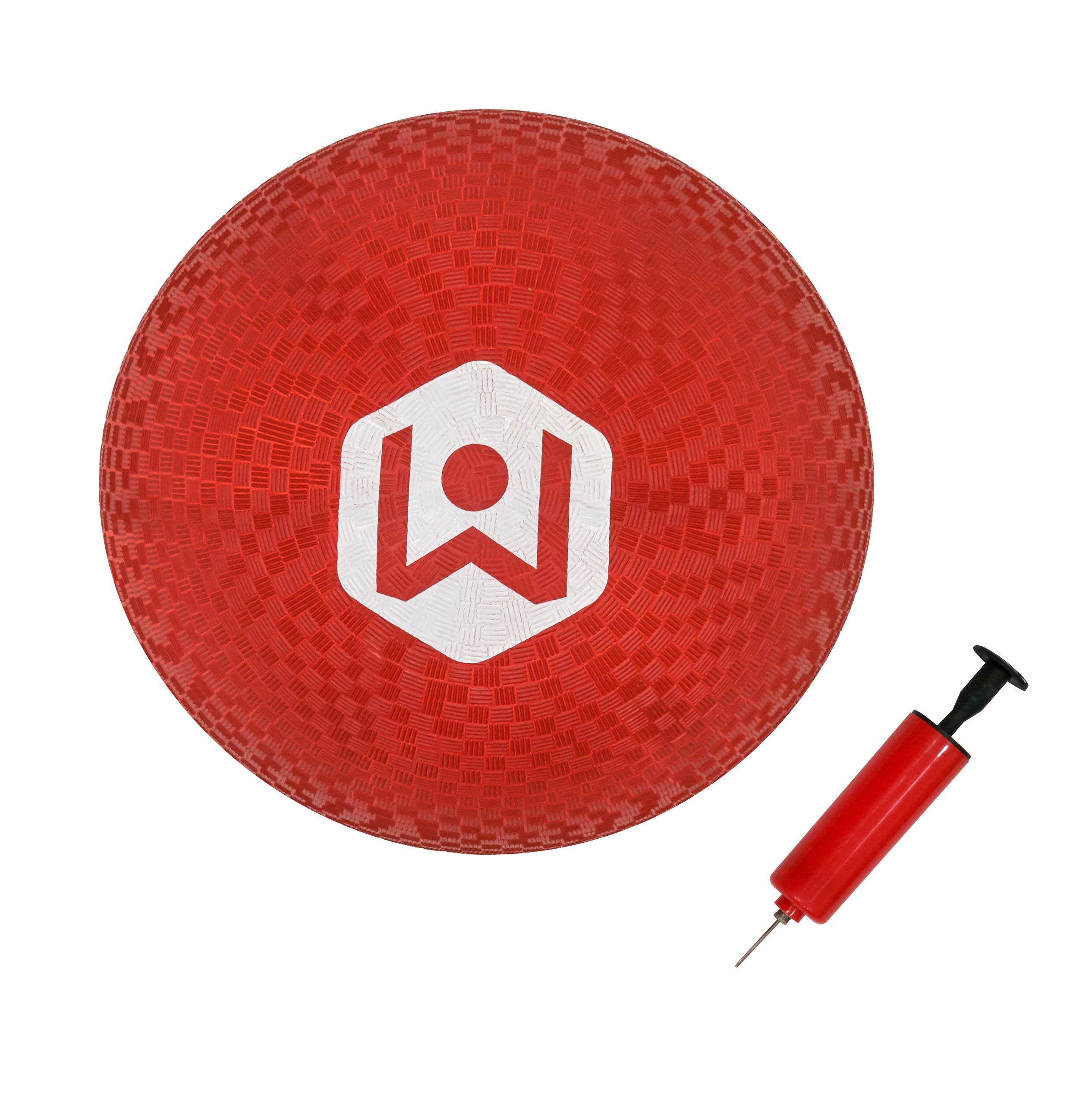 Wicked Big Sports 4 Square Game with Court Lines for Outdoor Play in The Backyard, Beach, Park, Fun for All, red (1925)