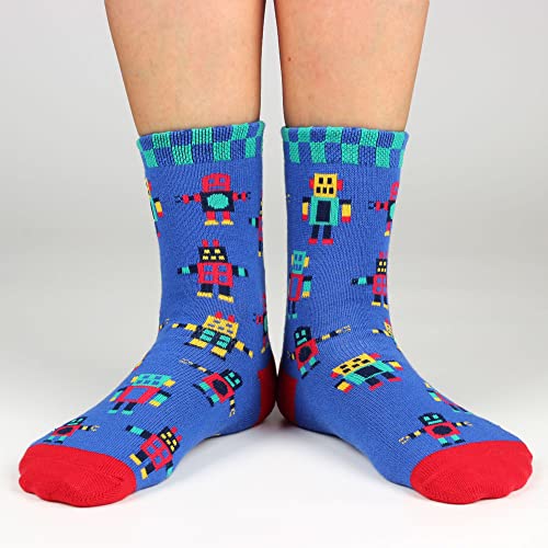 COTTON DAY Kids Boys Ankle Low Cut Athletic Cushion Sole Socks Fun Colorful Design 8-10 years (Camouflague Size 10)