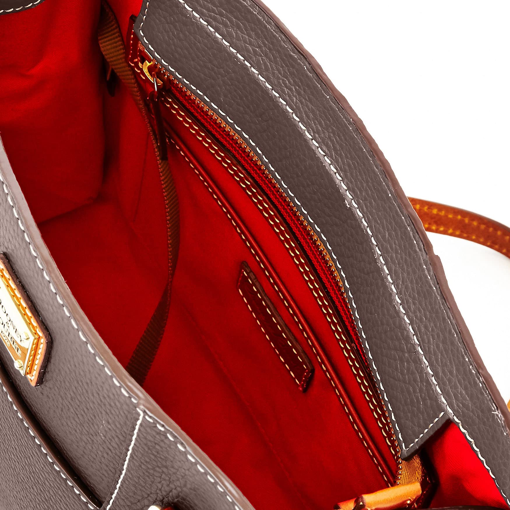 Dooney & Bourke Handbag, Pebble Grain Charlotte Shoulder Bag - Taupe