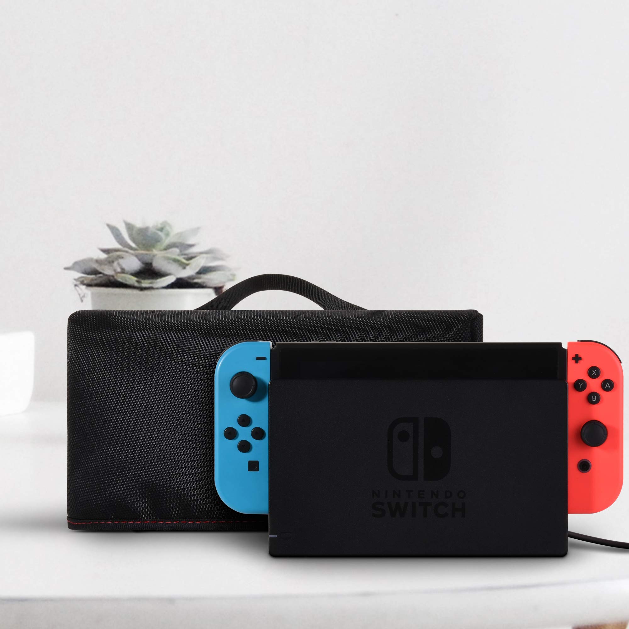 TXEsign Dust Cover for Nintendo Switch , Oxford Nylon Protective Dust Guard with Back Cable Port (For Docked Console)