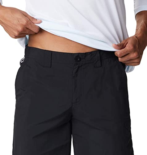 Columbia Men's PFG Blood and Guts III Short, Stain Repellant, Sun Protection, Black, 40