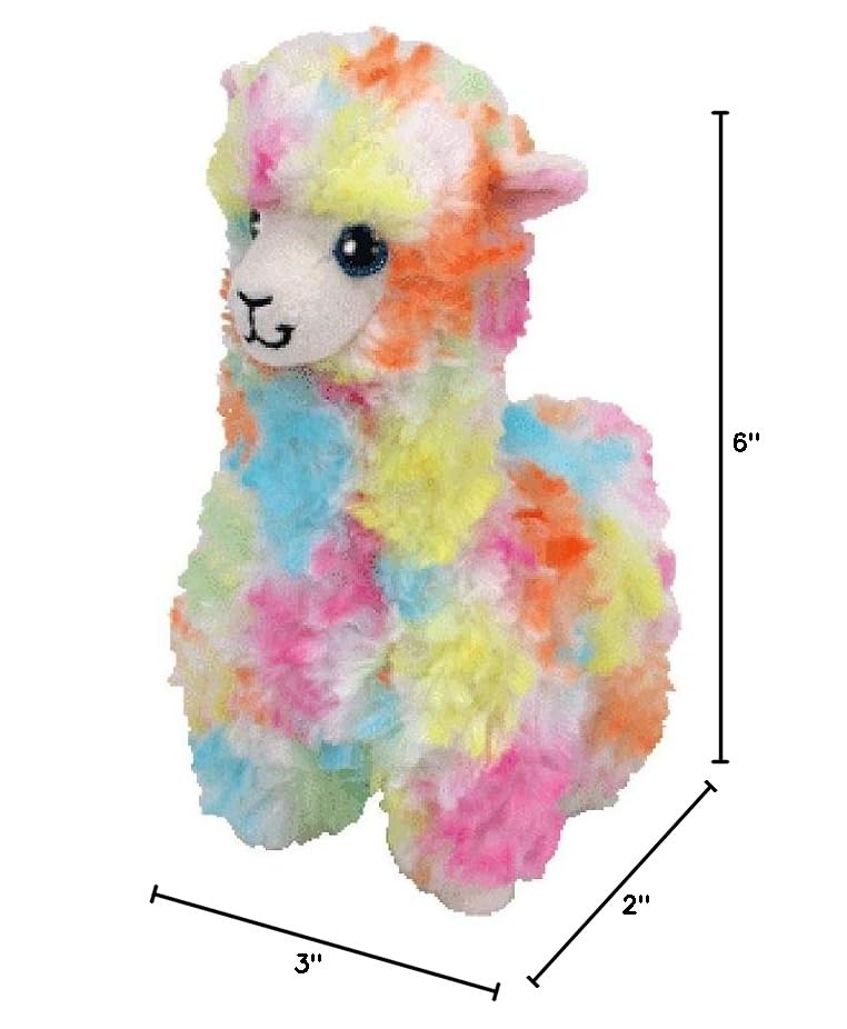 Ty Beanie Babies LOLA - Multicolor Llama reg