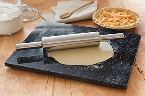 Fox Run Stainless Steel Rolling Pin, 18.5 x 2.6 x 2.8 inches, Metallic