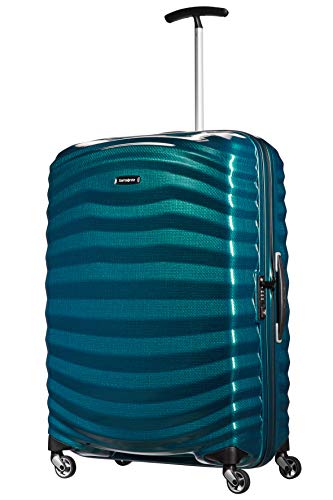 Samsonite Lite-Shock Suitcase, 75 cm, 98.5 Liters, Petrol Blue