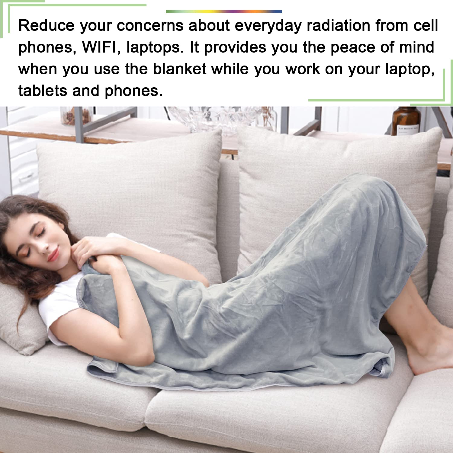 Faraday Blanket, EMI Protection Blanket for Pregnant and New Born Baby, Protective Belly Pregnancy Baby Blanket