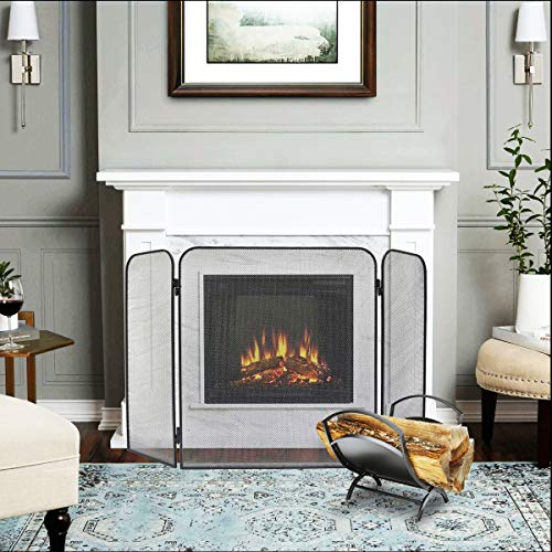 Fire Beauty Fireplace Log Holder Folding Firewood Rack Indoor, Outdoor Firewood Rack,Stacking Rack,Storage Rack for Firewood