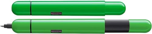 Lamy Pico Ballpoint Pen 288 – Innovative Metal Ballpoint Pen in Neon Green with Refined Push Mechanism – With Compact.