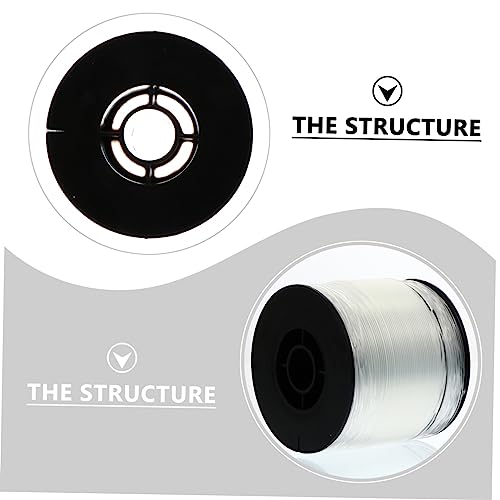 INOOMP Fishing Wire 3 Sets Nylon line Aluminum Parts Nylon Beading Thread Clear monofilament Thread Nylon net Strap Nylon Wire Wear-Resistant Rope Invisible Flying Clear Fishing Line