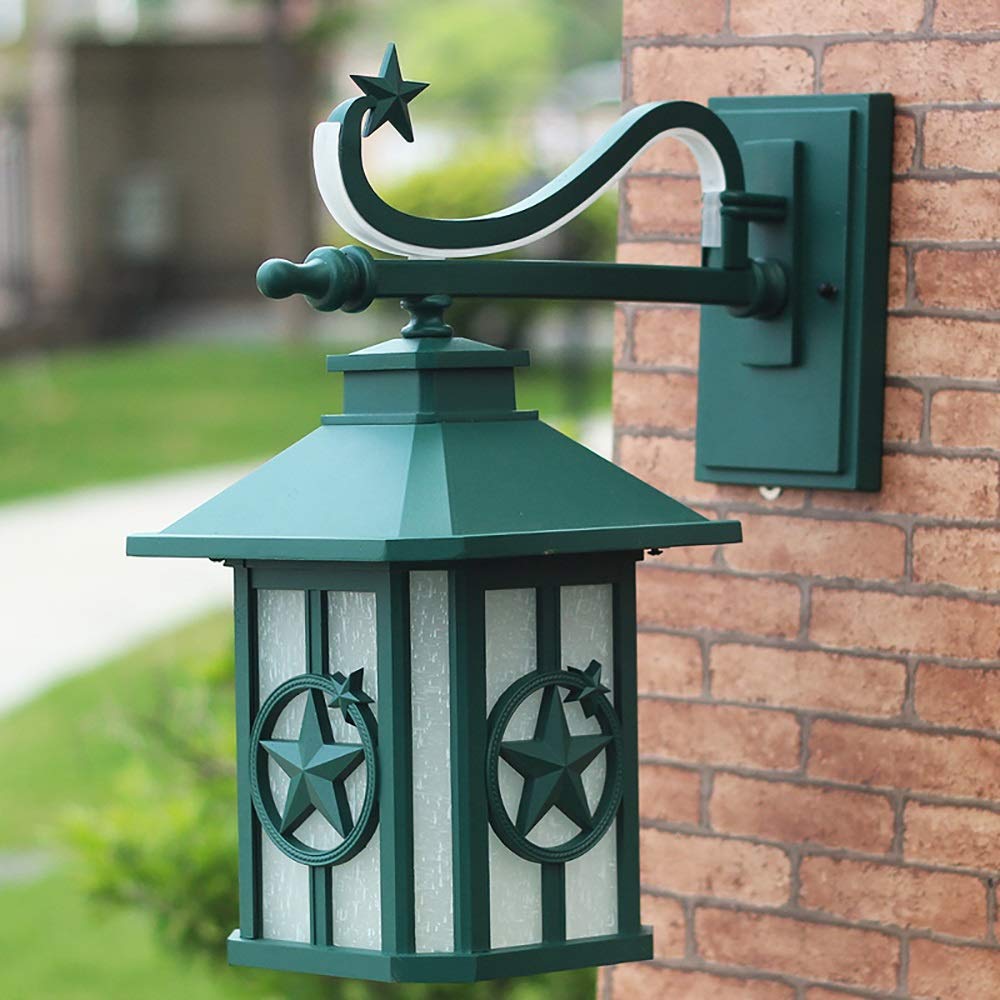 TANGIST Delicate LED Outdoor Wall Light/Retro Waterproof Wall Light/Solar Villa Garden Aisle Door Light High Taste Home Decoration