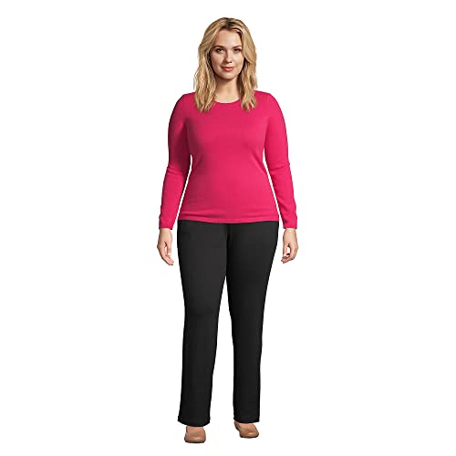 Lands' End Women s Sport Knit Pants Black Regular Medium