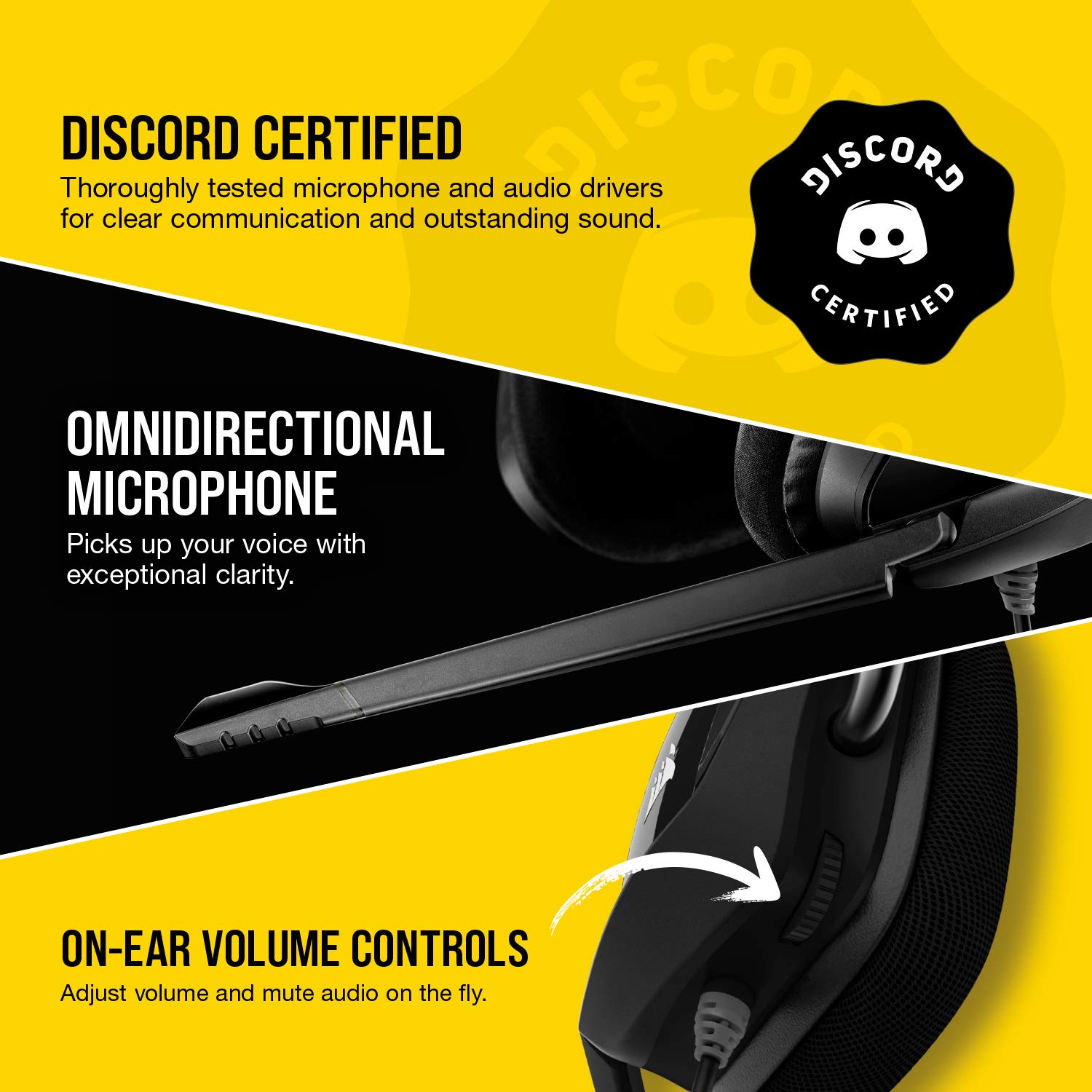 Corsair VOID Elite Surround Premium Gaming Headset with 7.1 Surround Sound, Carbon (Renewed)