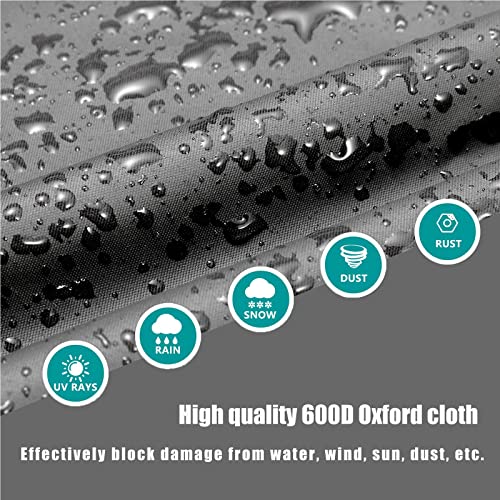 Firewood Cover,Log Rack Cover,Heavy Duty Waterproof [4 Feet] Firewood Rack Snow Protector with Durable Fabric Fits for 4 Seasons, L48xW24xH42 Inches