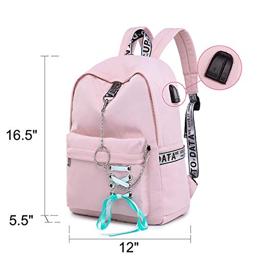 Hey Yoo Backpacks for Girls Backpack for School Bag Bookbag Aesthetic Cute School Backpack for Girls Teens