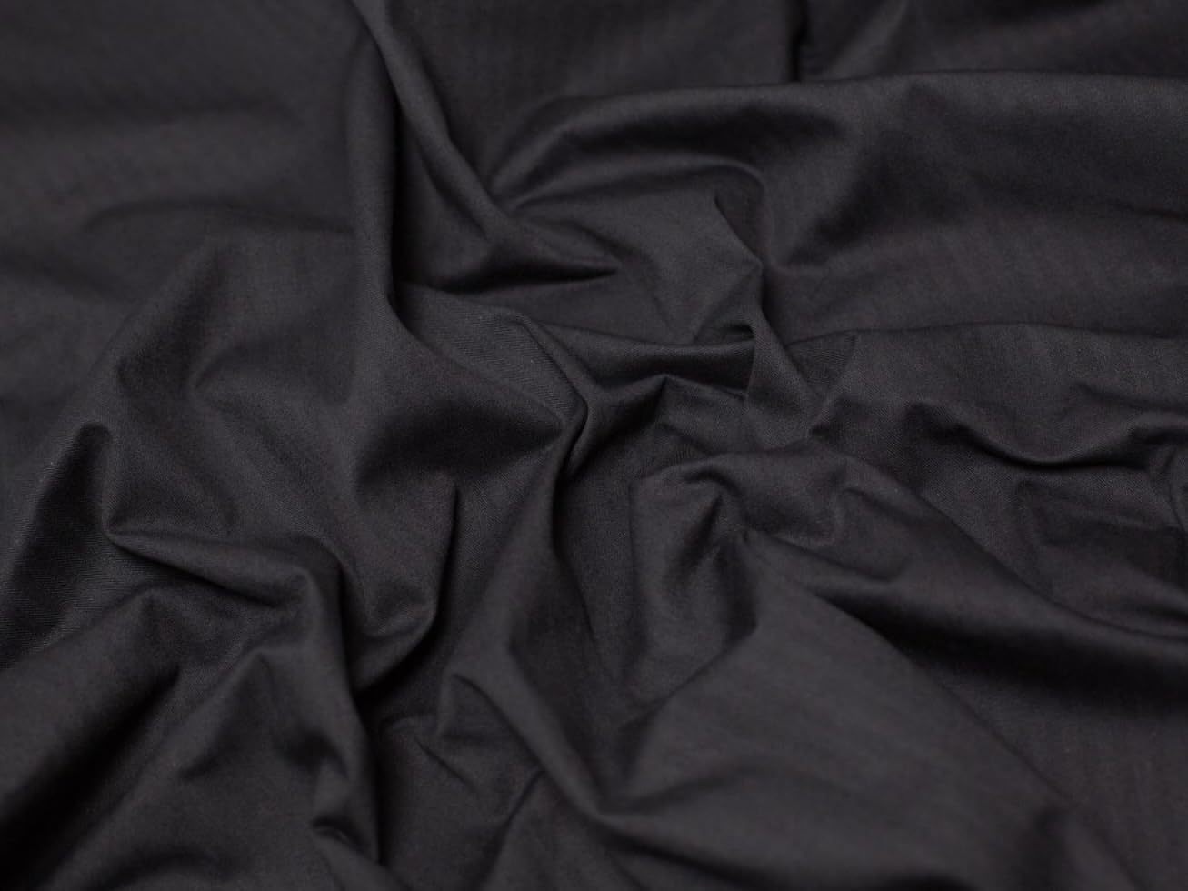Minerva Crafts Cotton Coutil Corsetry Fabric Black - per Yard