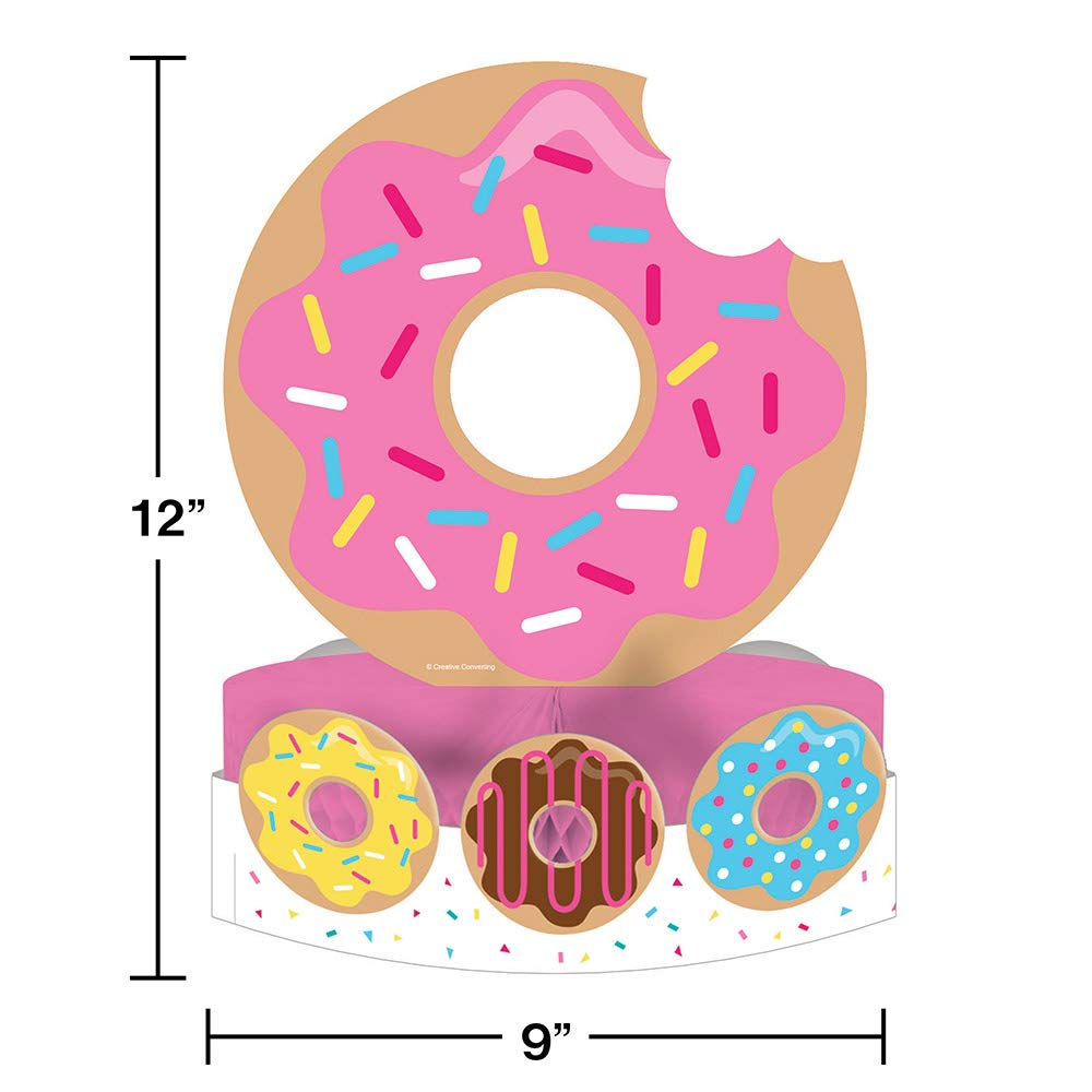 Creative Converting Donut Time Birthday Party Decorations Kit