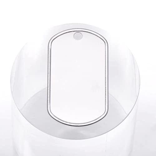 Stainless Steel Military Dog Tag Rolled Edge Blank 100pcs