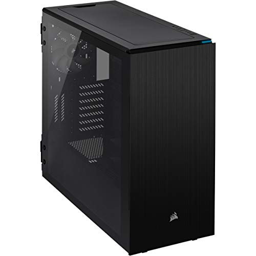 Corsair Carbide Series 678C Low Noise Tempered Glass ATX Case, Black