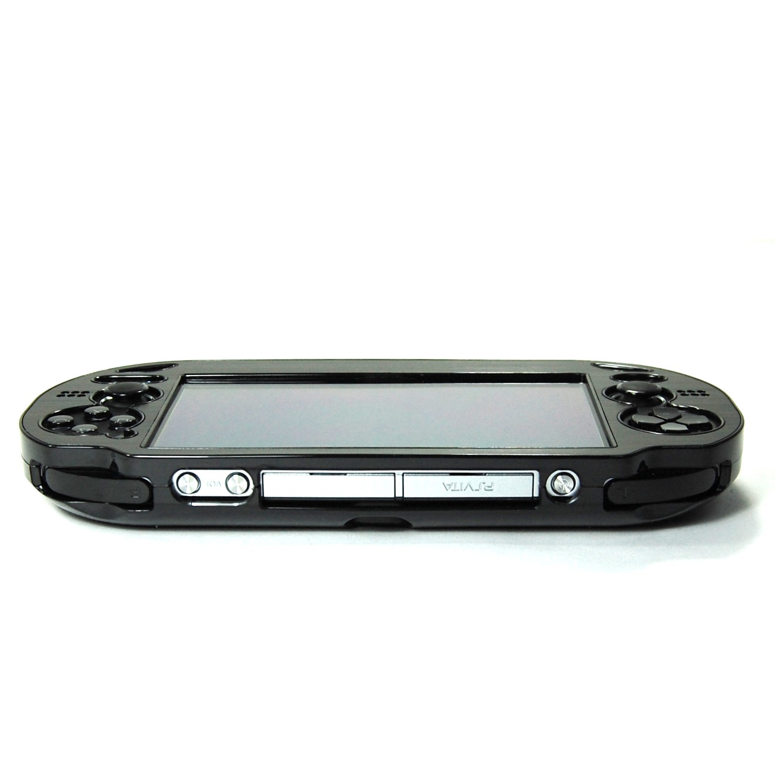 Cosmos Black Aluminum Metallic Protection Hard Case Cover for Playstation PS VITA 1000 Series, Fits for Oval Start & Select Button Only (NOT for PSV 2000 Slim Version)