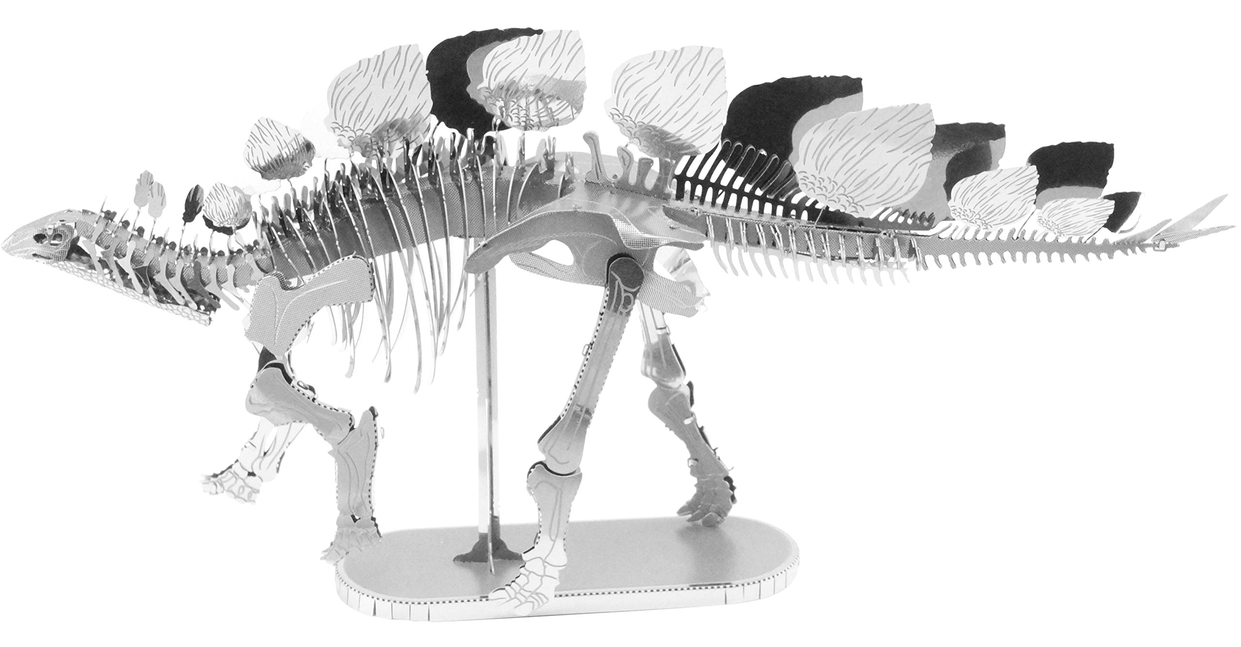 Metal Earth Fascinations 3D Metal Model Kits Set of 4 Dinosaurs - T-Rex, Stegosaurus, Triceratops and Pteranodon