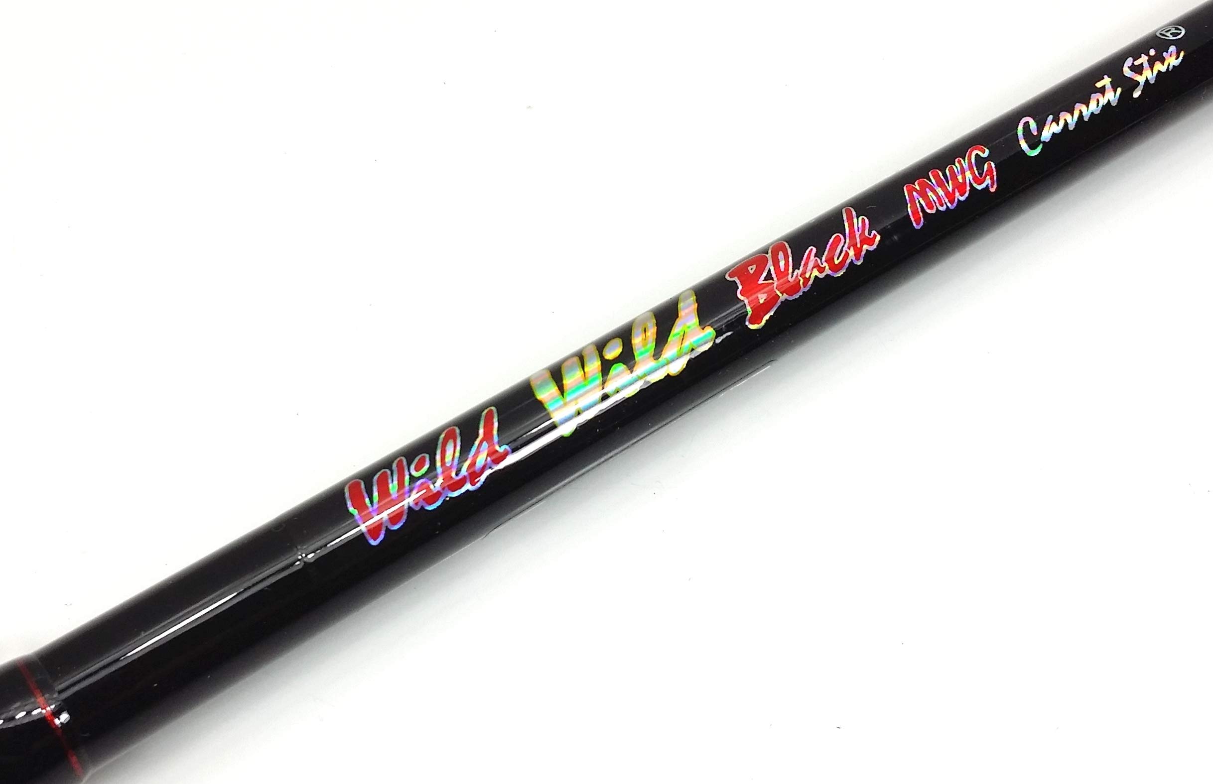 Carrot Stix Casting Fishing Rod Wild Wild Black with Microwave Guides (6'7" Medium)