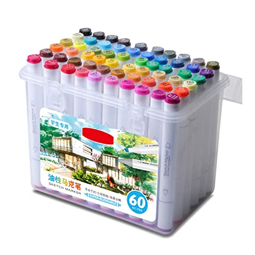 Multi-Purpose Marker Pens Highlighters Set Broad/Fine Nib 5 Colorful Graffiti Sets For Kid Artist Diy Coloring Drawing