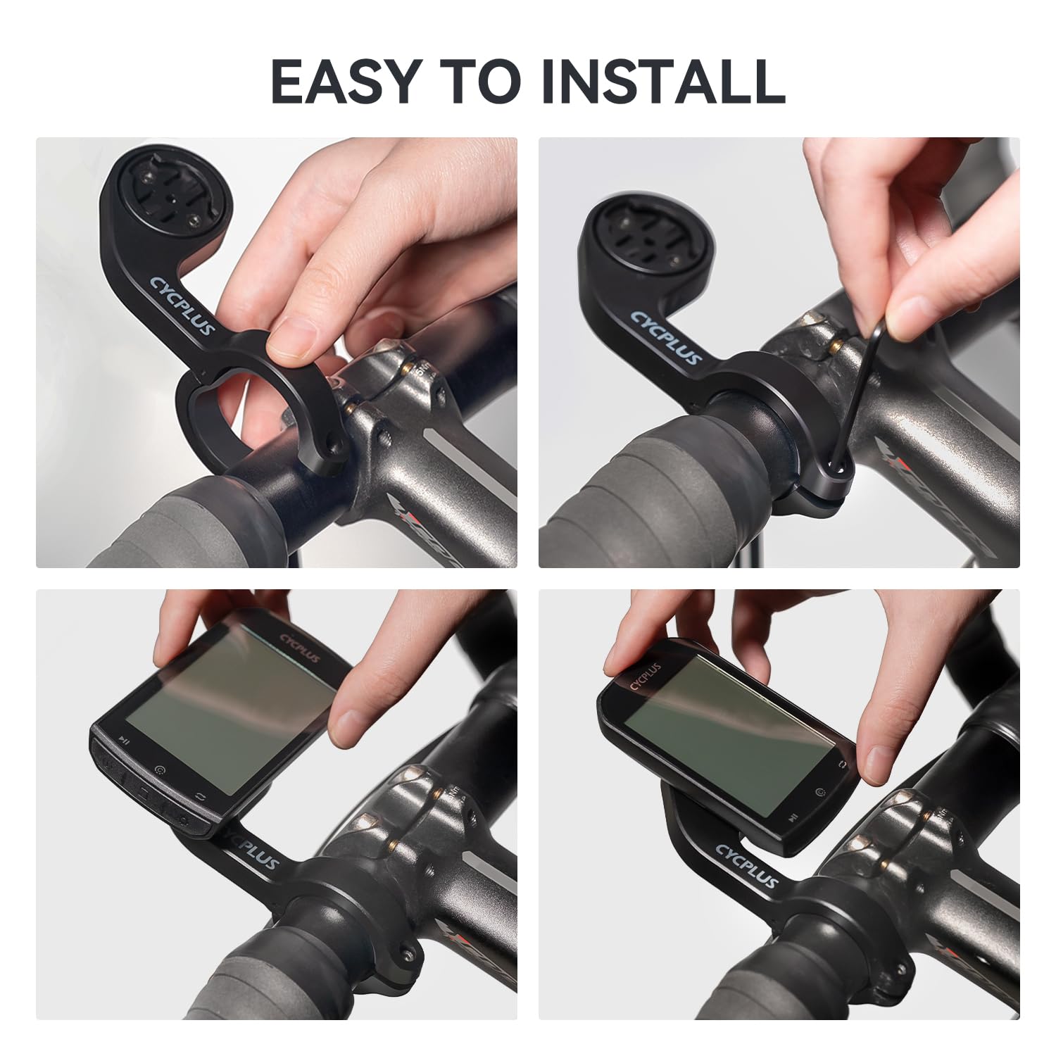 CYCPLUS Cycling Out Front Bike Mount Designed for All Cycling Computer, Garmin Edge and Other Normal Models Z2 …