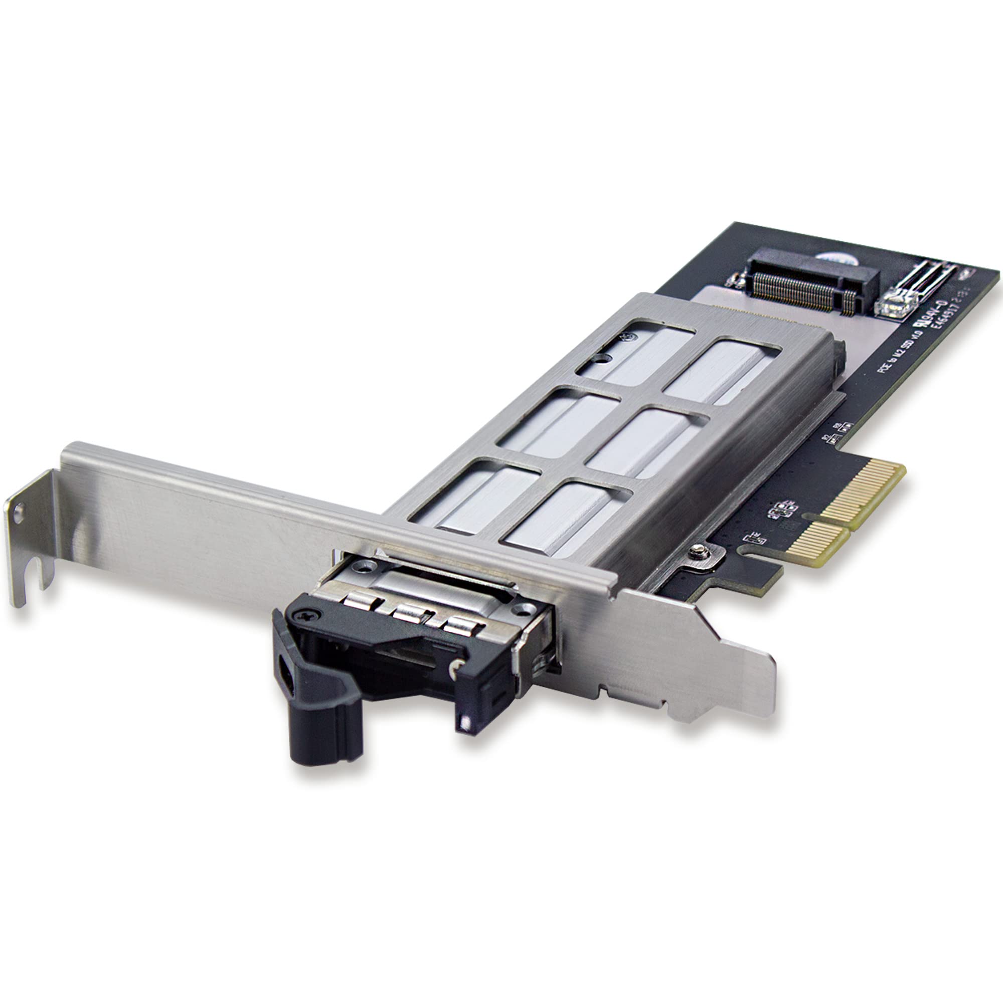 FANTEC NVMePCIe TR-1, PCIe 3.0-4.0 x4 NVNe SSD Internal PC Mounting Frame Adapter Card, 2515