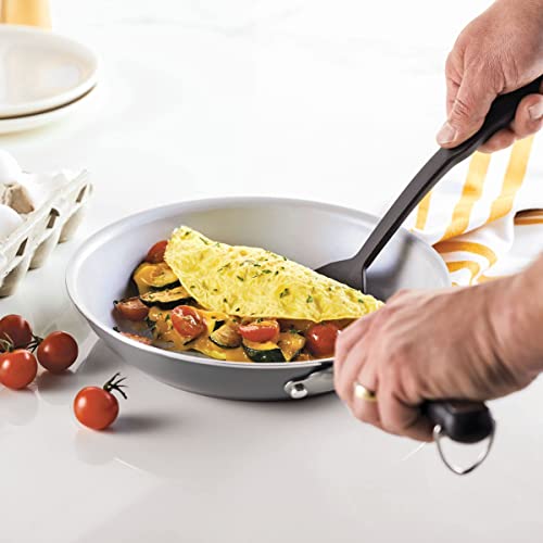 Farberware EcoAdvantage Ceramic Nonstick Cookware/Pots and Pans Set, 13 Piece - Gray