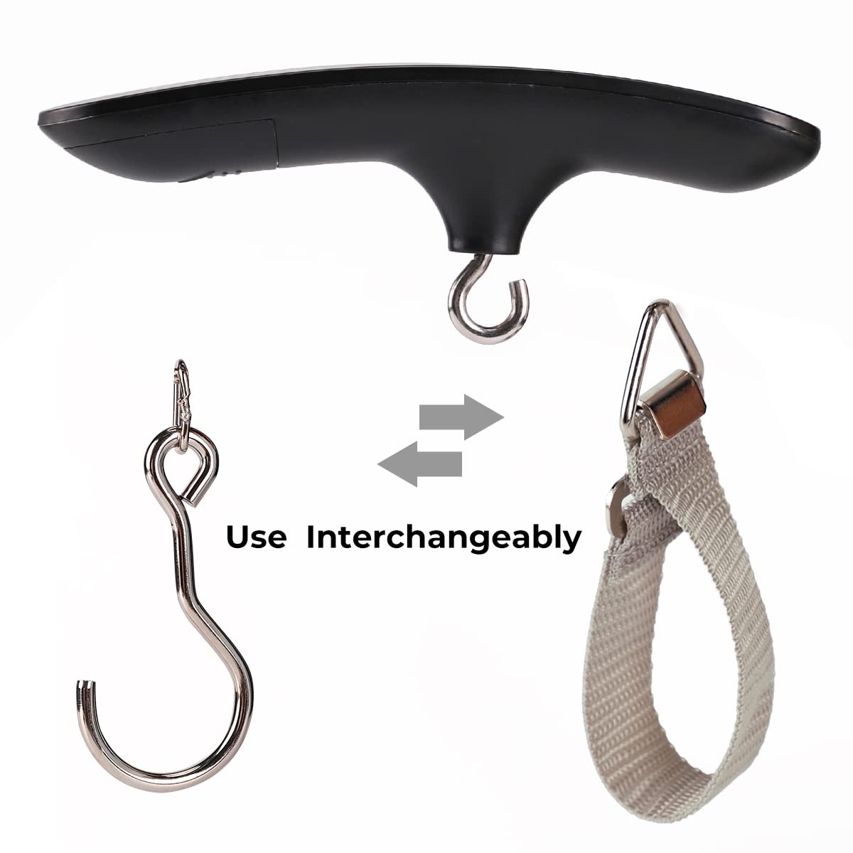 Digital Bow Scale,110 lbs High Precision Archery Bow Scale (Black+Hook+Lanyard)