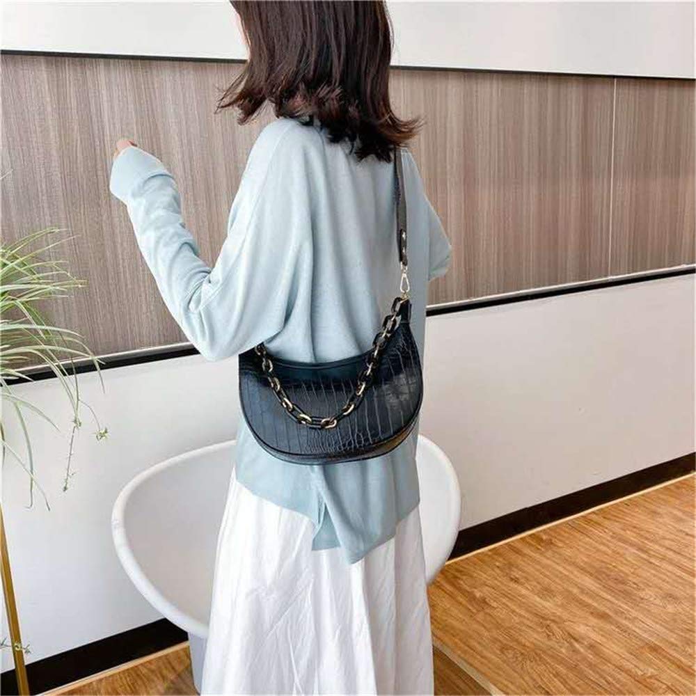 Women's Crossbody Bag Dumpling Crossbody Bag U package(black)