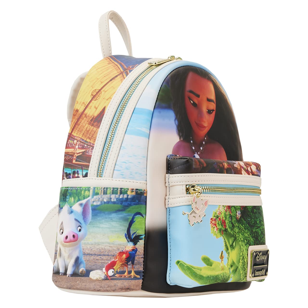 Loungefly Disney Moana Princess Scene Double Strap Shoulder Bag