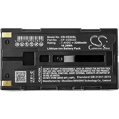 Cameron Sino New 2200mAh Replacement Battery for Panasonic Tunghbook 01, Tunghbook CF-P1