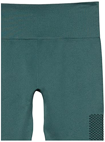 Core 10 Women's Seamless High-Waist 7/8 Crop Yoga Legging, Pine, Small